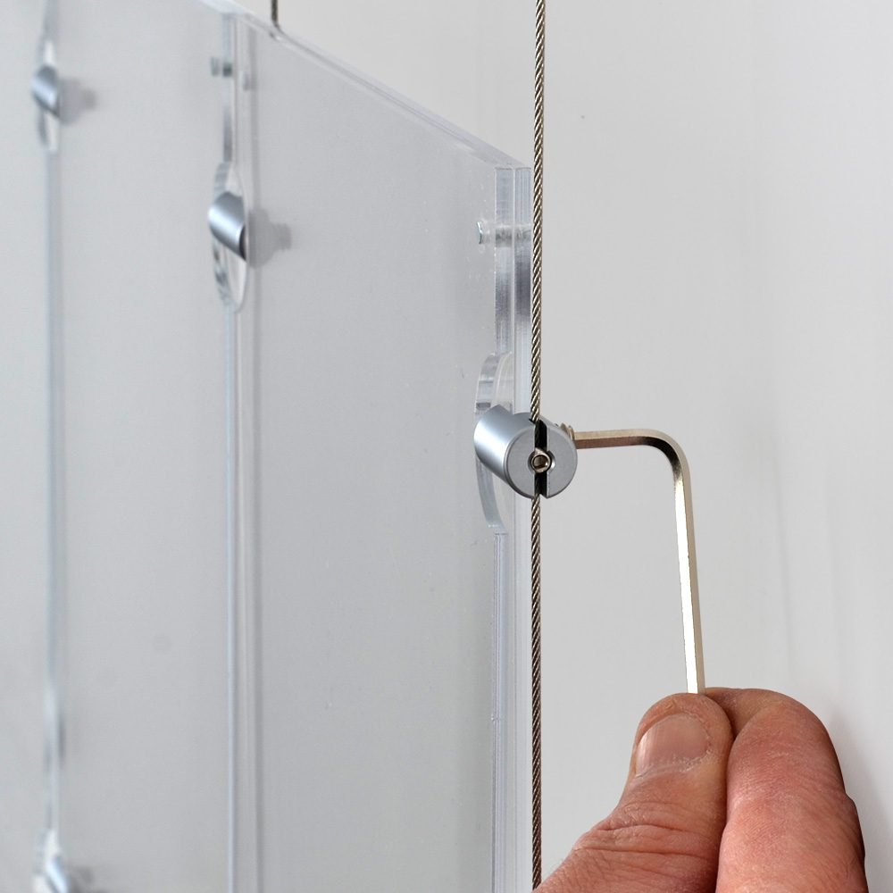 Wire Hanging Display Systems – (15) A4 Frames – Ships Today