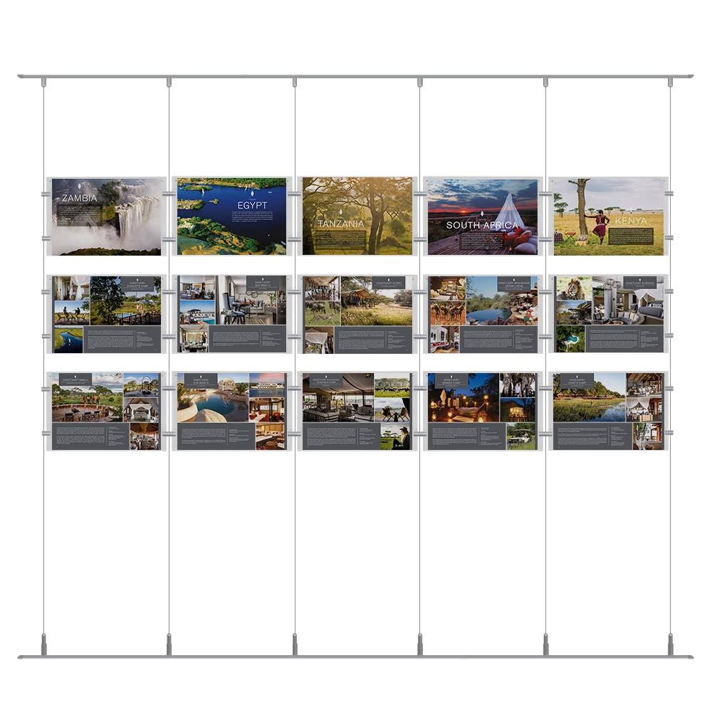 Wire Hanging Display Systems – (15) A4 Frames – Ships Today