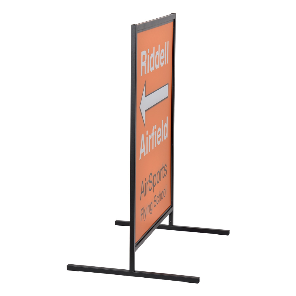 T-Frame Sidewalk Sign with Double-sided Printed Panel