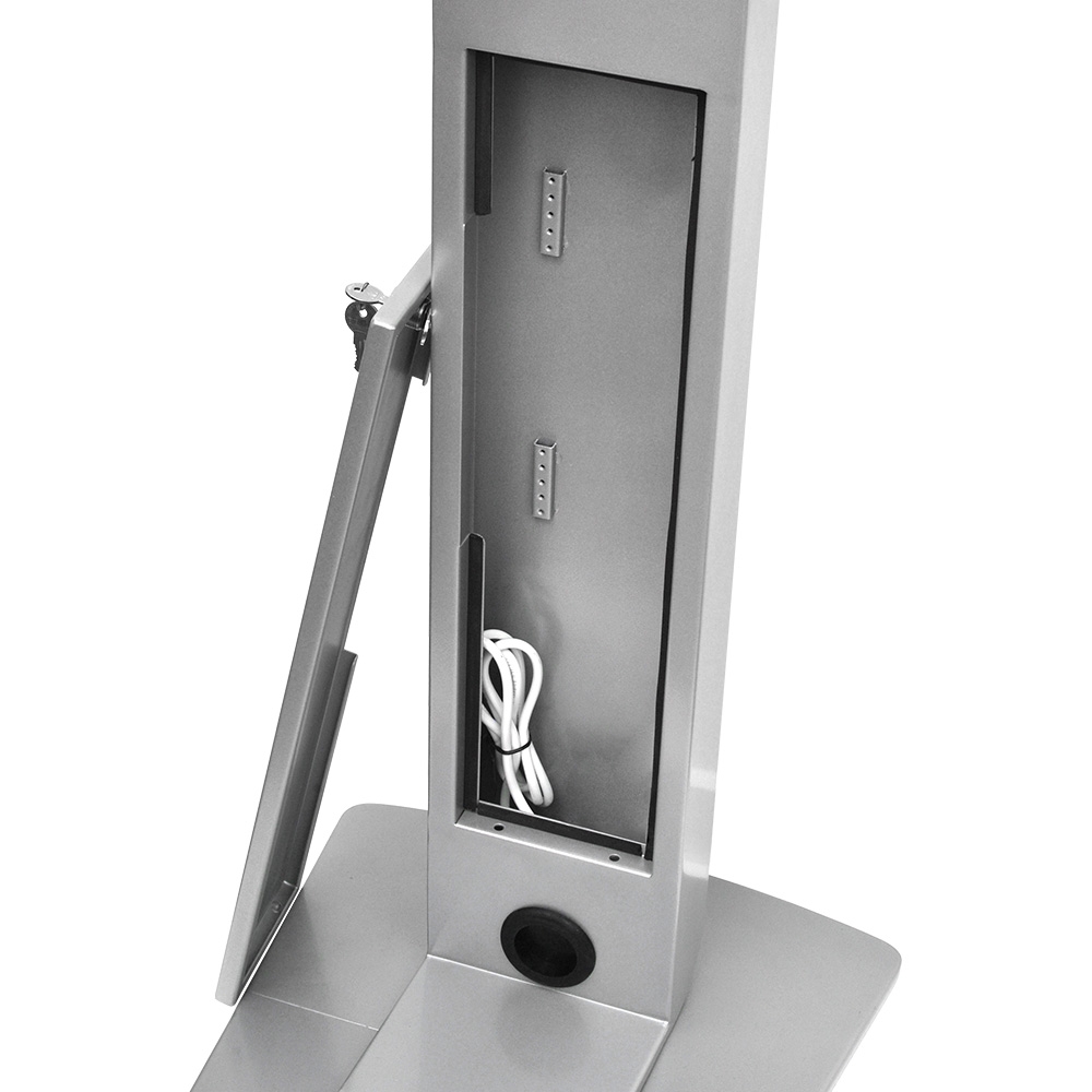 Branded iPad Stand – Silver for 10.2" Tablet – Ships Today!