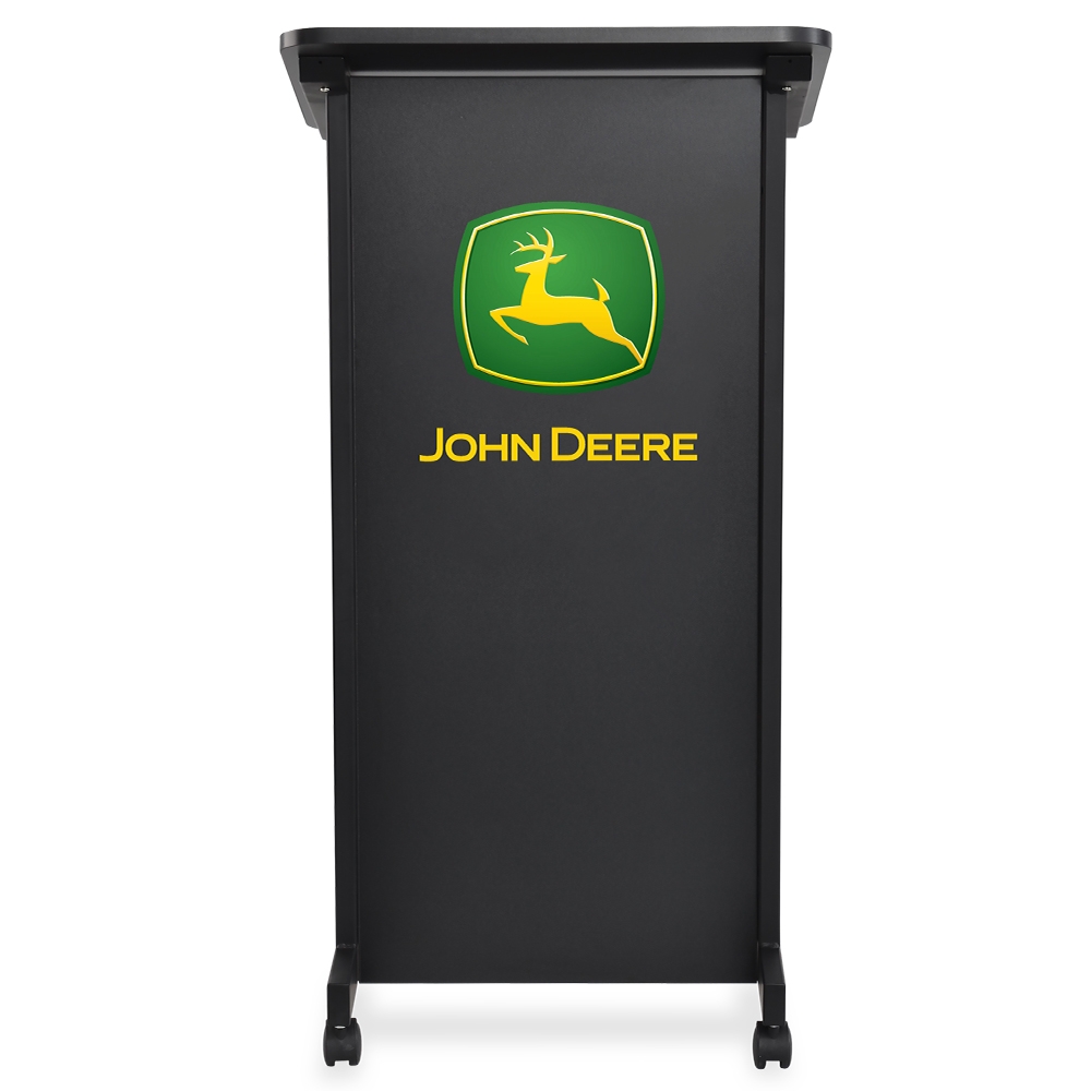 Portable Presentation Lectern - Wheeled w/Custom Print & Cut Graphic