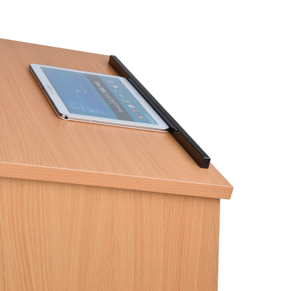 Custom Wood Podiums - Beech Finish w/Custom Printed Graphic Logo!