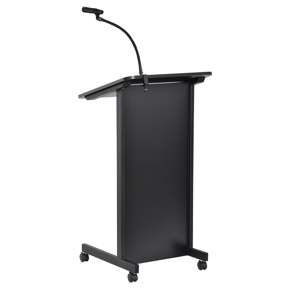 Lectern with Mic Holder - 600mm Gooseneck Clamp - Ships Same Day!