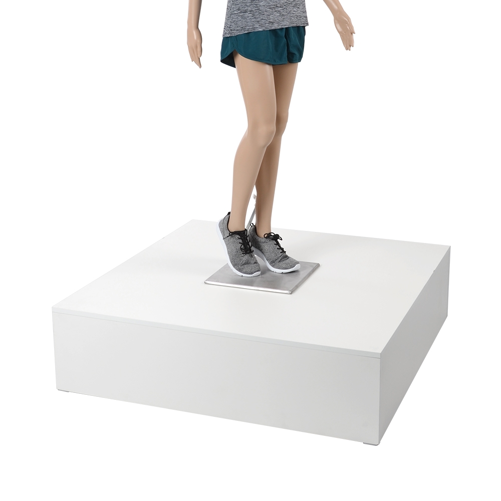 White Plinth - 1200 x 1200 x 320mm - Up to 100kg ¦ Ships Same Day!