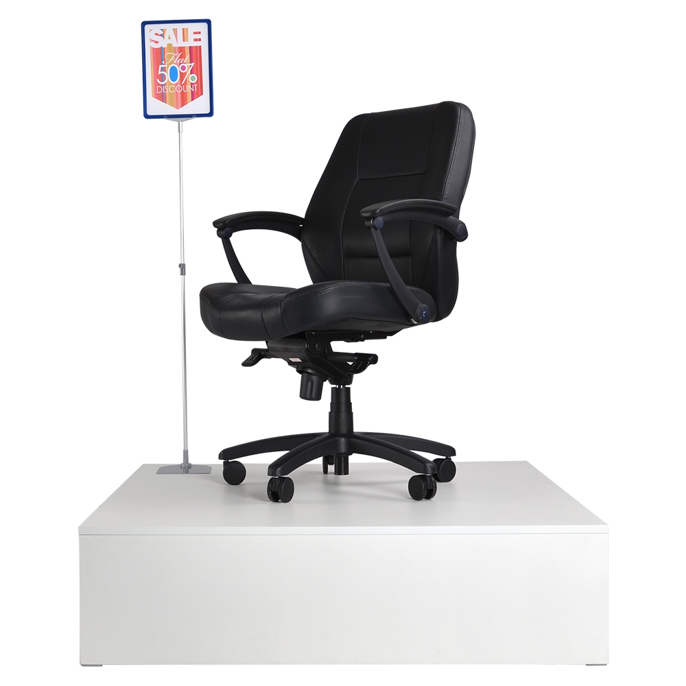 White Plinth - 1200 x 1200 x 320mm - Up to 100kg ¦ Ships Same Day!