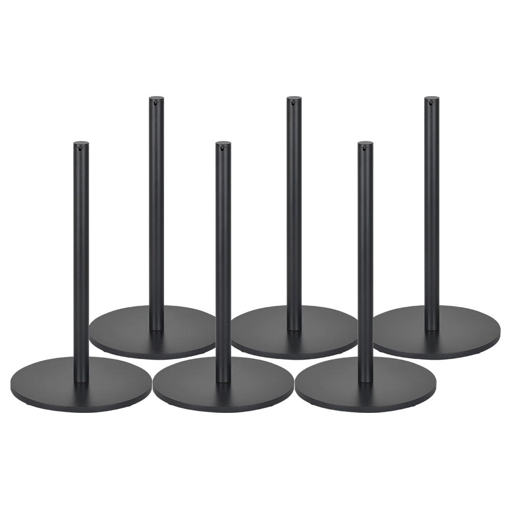 Rope Barrier - 6 Slim Posts & 15m Elastic Cord