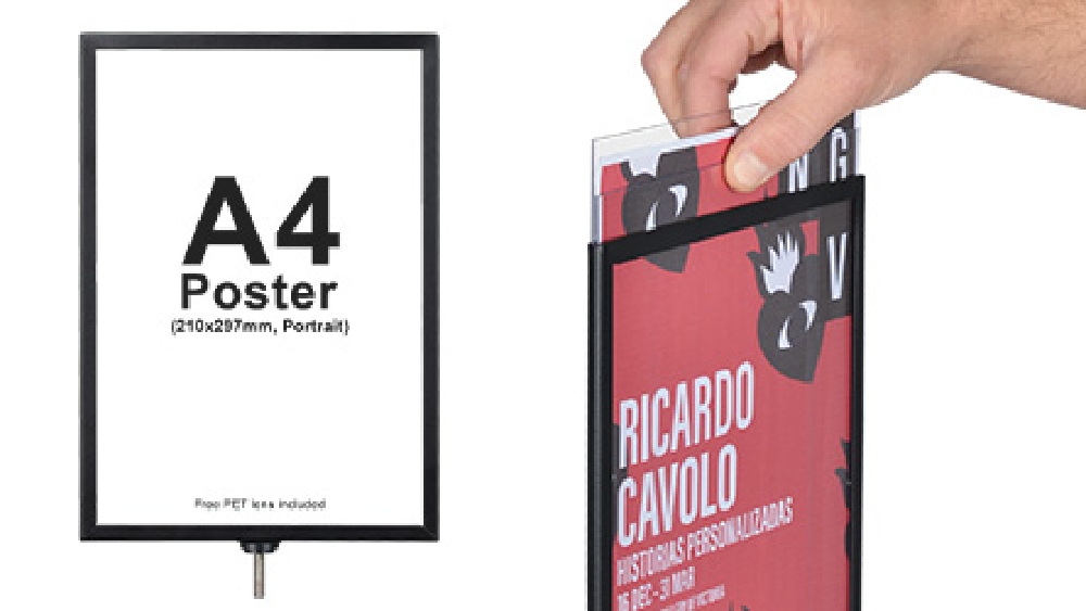 710mm Freestanding Sign Holders - A4