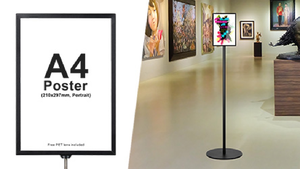 1290mm Free Standing Floor Signs