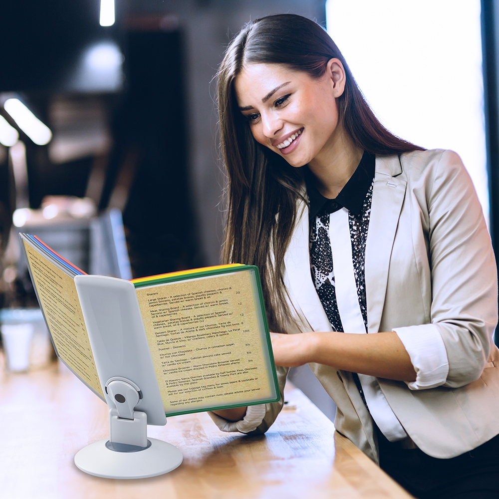 Desktop Reference System - 10 Dual-Sided A4 Sleeves - Ships Same Day