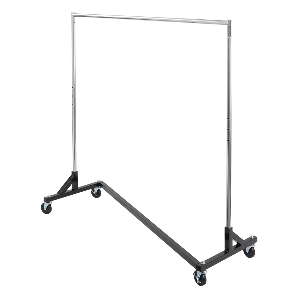 Heavy Duty Garment Z Rack w/ Wheels – Ships Same Day!