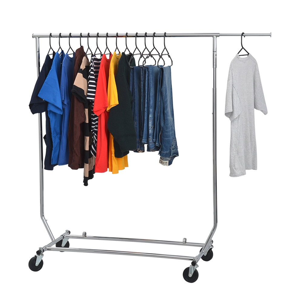 Portable Rolling Clothes Rack - Collapsible - Ships Today!
