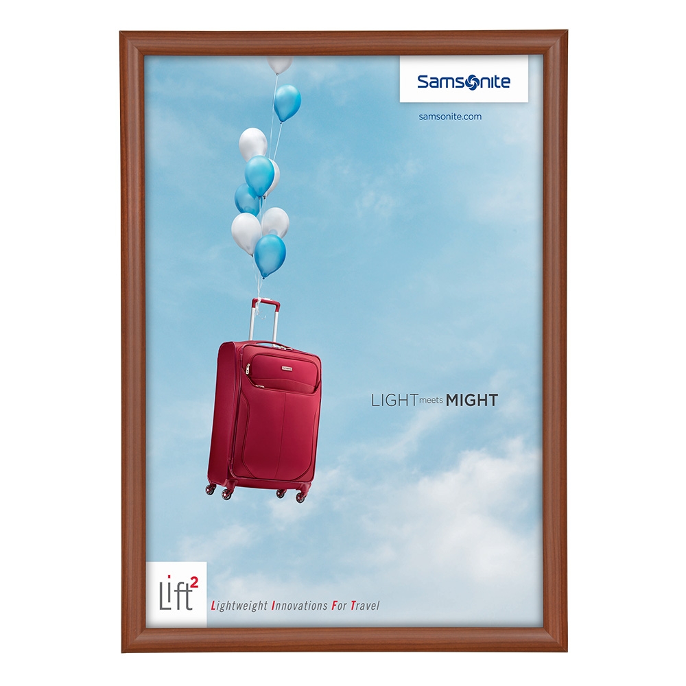 Wood-Grain A2 Snap Frame / Snap Frame Picture Holder