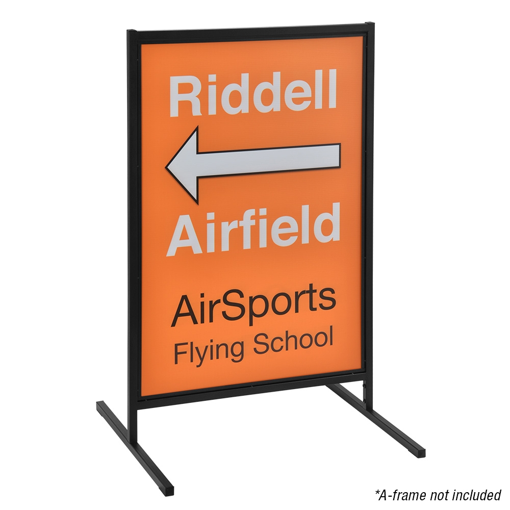 Printed Panels for Double Sided Sidewalk Sign