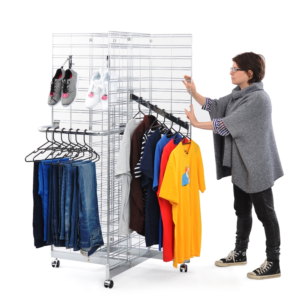 Mesh Display Stands - (4) 166 x 91cm Gridwall Sides - Ships Same Day