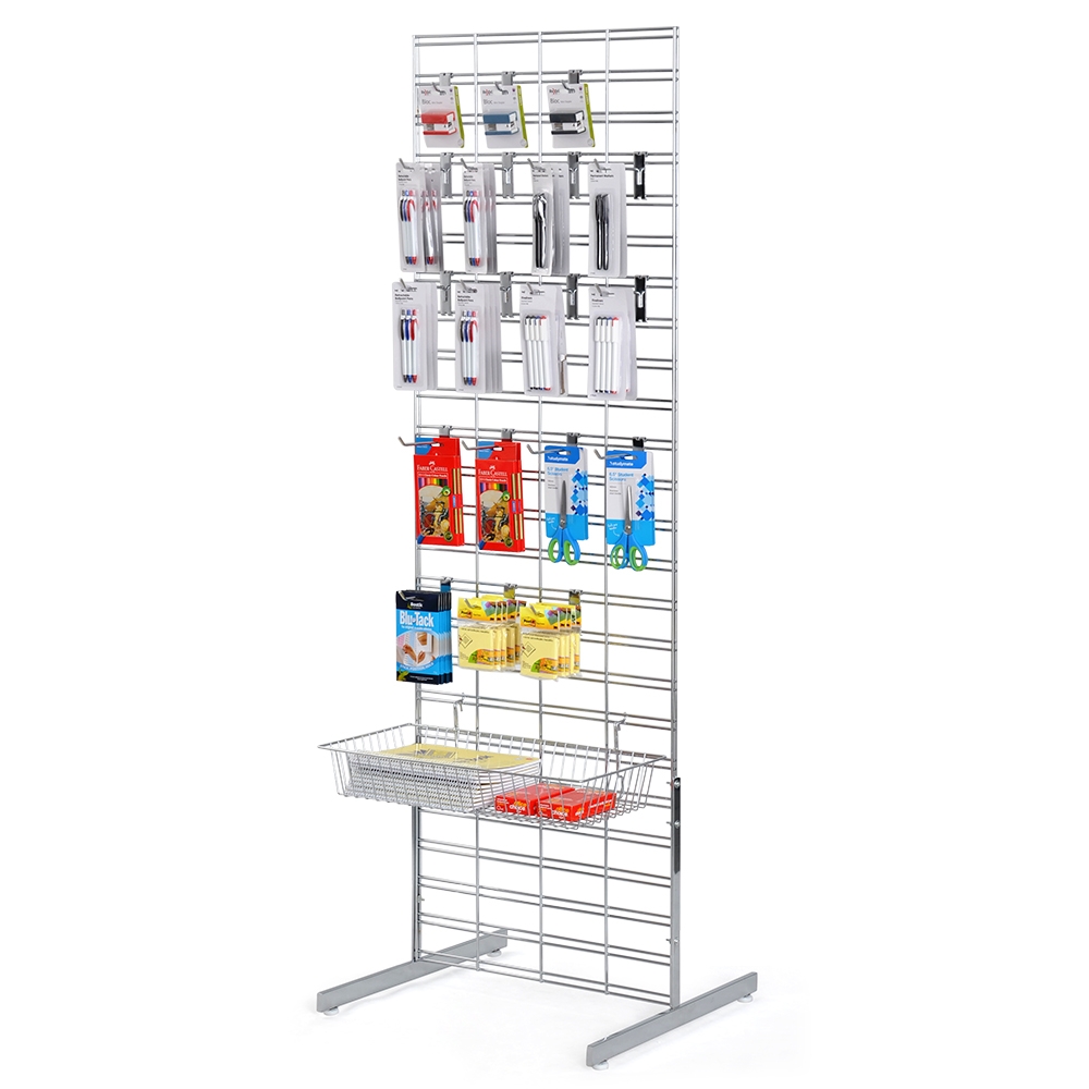 Standing Grid - 199 x 63cm - 2-Sided Mesh Gridwall - Ships Same Day