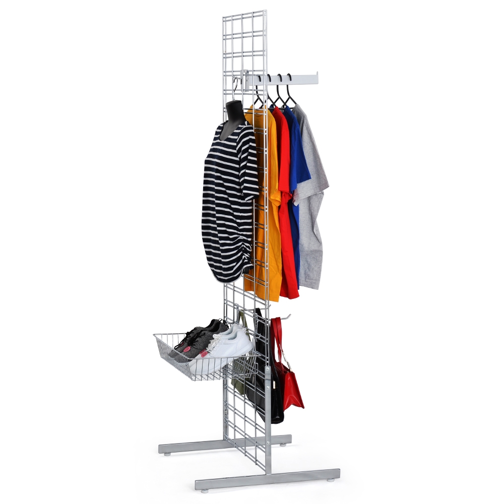 Standing Grid - 199 x 63cm - 2-Sided Mesh Gridwall - Ships Same Day