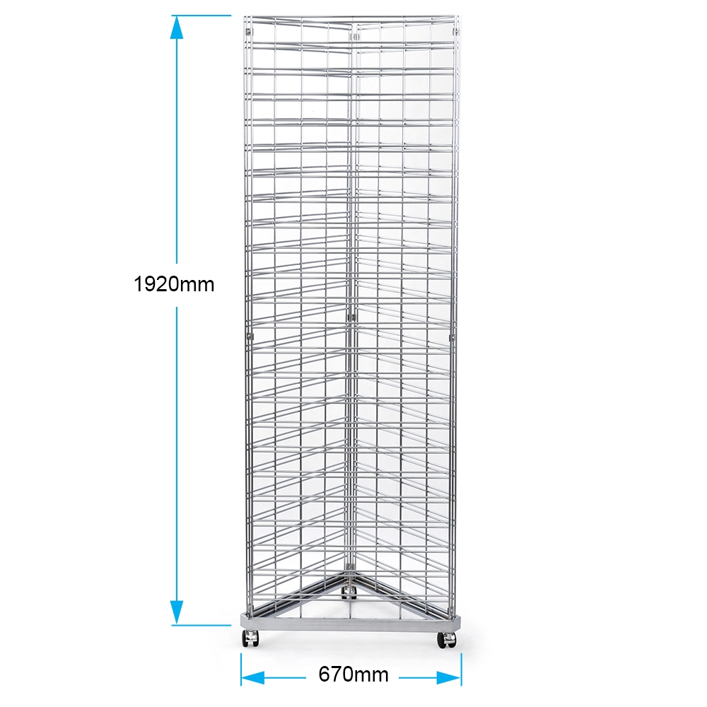 Portable Gridwall Display - (3) 192 x 67cm Panels - Ships Same Day!