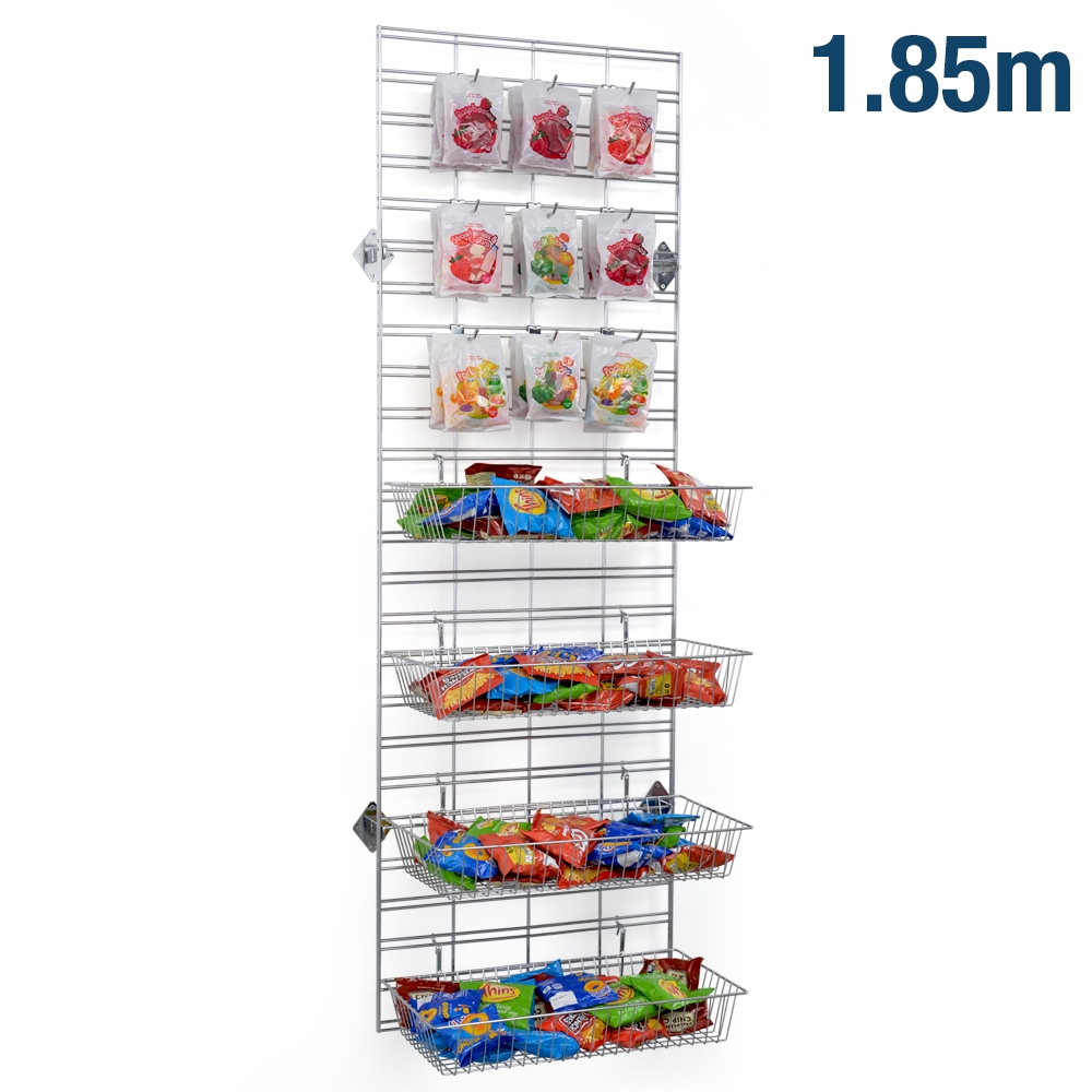 Grid Wall Hanging System - 185 x 61mm Mesh Panel - Ships Same Day!