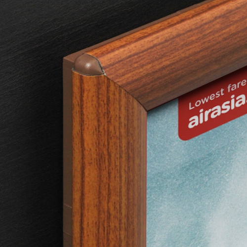 A4 Display Frame - Wood Grain Clipframe - Counter or Wall