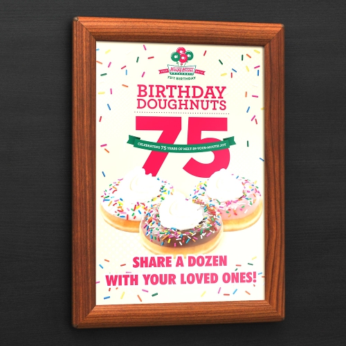 A4 Display Frame - Wood Grain Clipframe - Counter or Wall