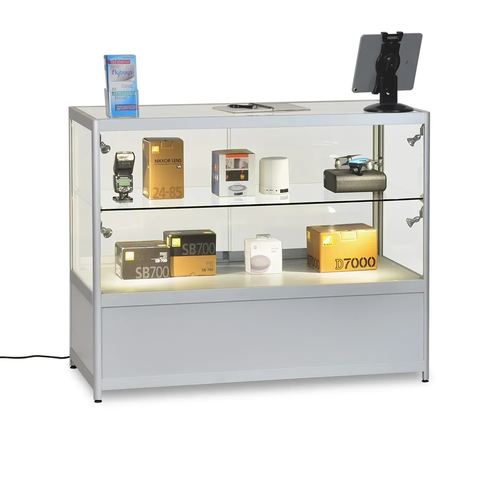 Glass Counter Displays- Wide Range - Ship Fully Assembled