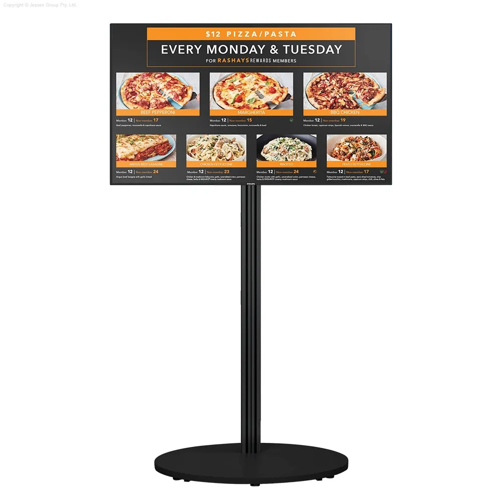 TV Stands w/ Shelf – 17" to 65" Screen - Ships Same Day!