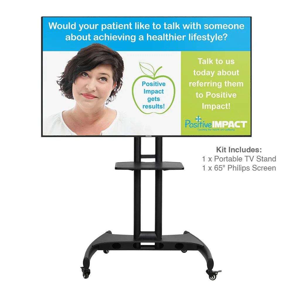 65” Digital Sign Boards on Stand w / Android Software