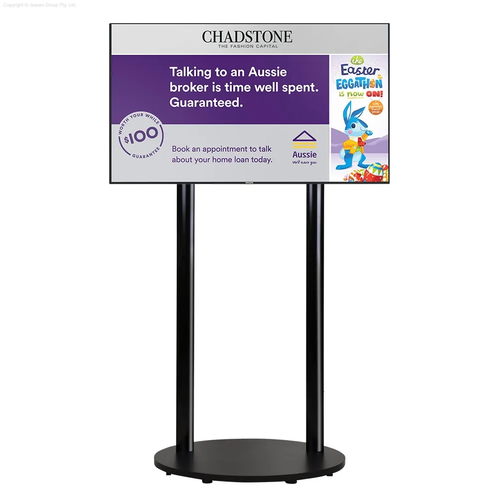 Floor Standing Digital Display - 55" TV, Stand, & Software