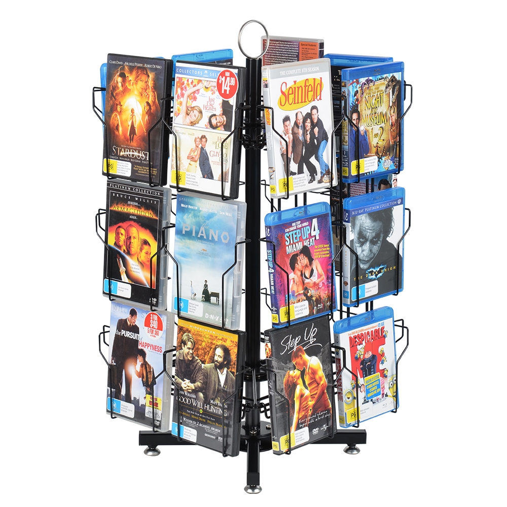 Postcard Carousel Display - Tabletop w/ 24 Pockets - Ships Same Day!