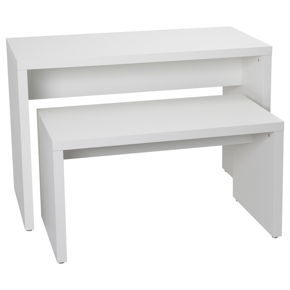 White Stacking Tables - White - Ships Same Day!