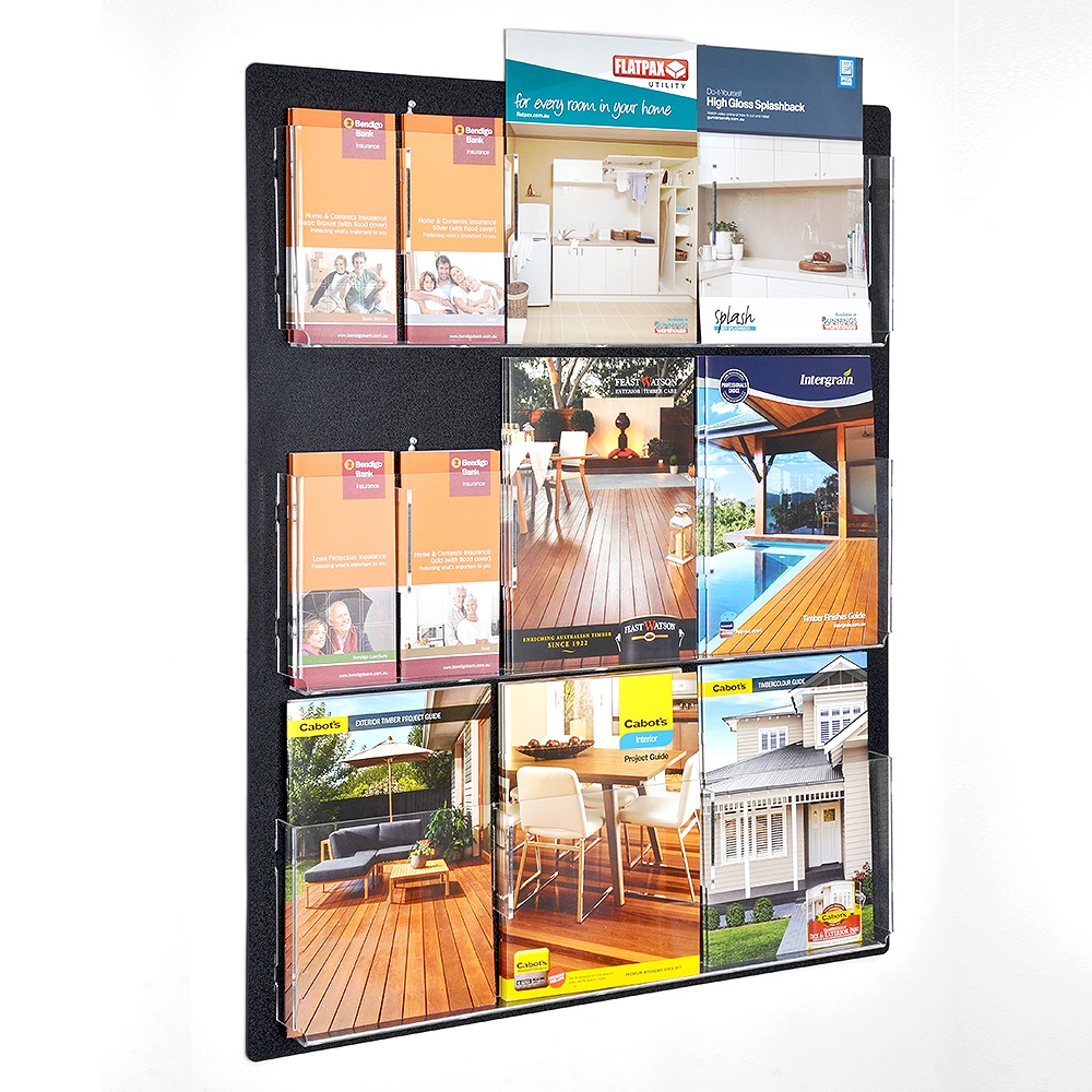 Wall Brochure / Pamphlet Display Holds A4 or DL Brochures