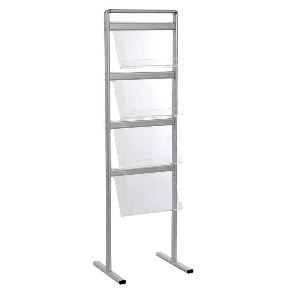 Free Standing Brochure or Magazine Rack – Holds 8 x A4 Brochures