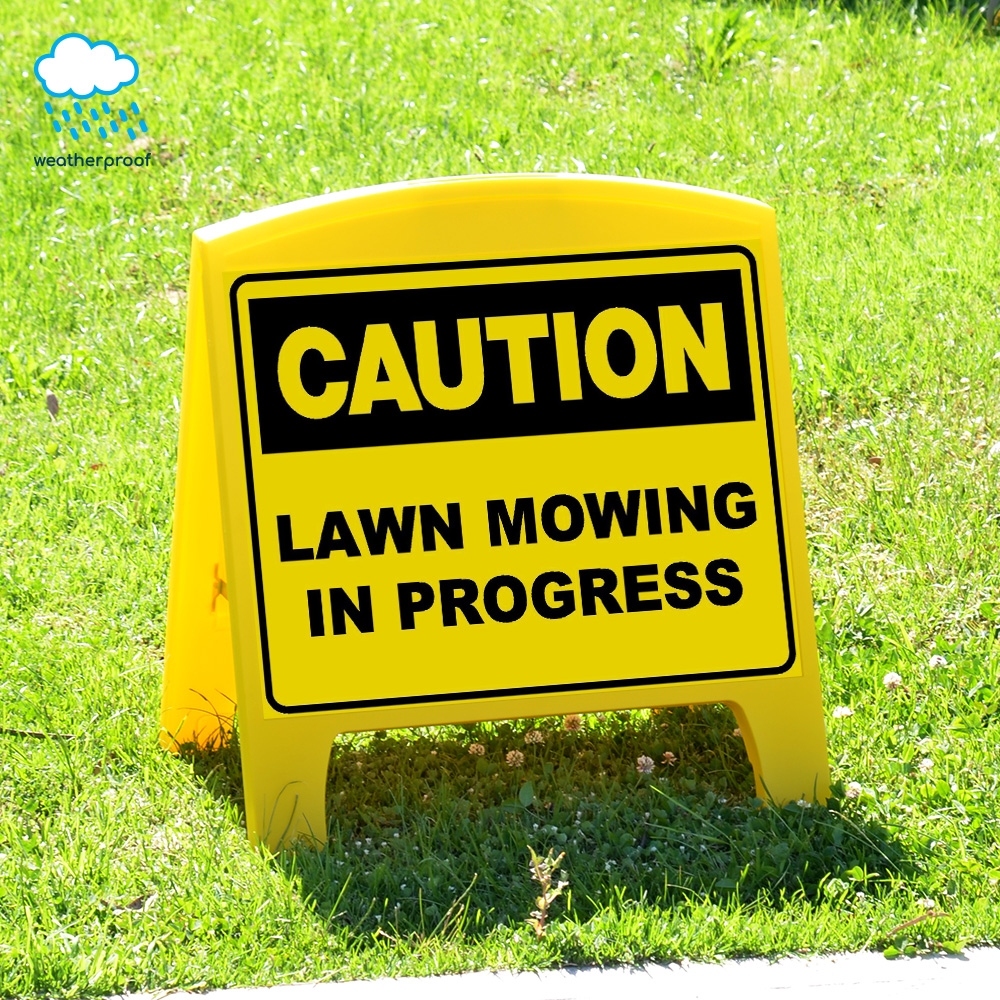 Small Sandwich Board Signs w/ Custom 620 x 490mm Posters!