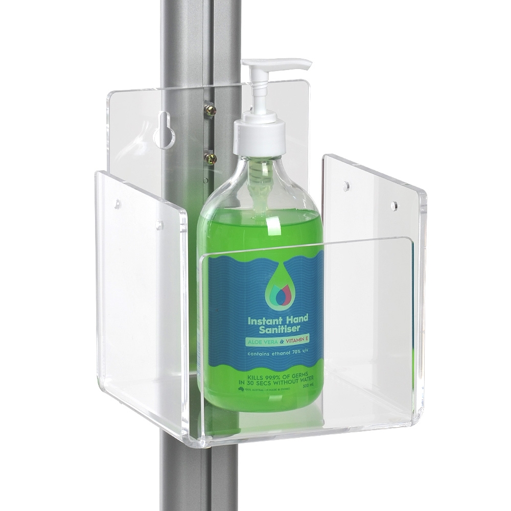 Hand Sanitizer Floor Stand - Includes A4 Poster Frame!