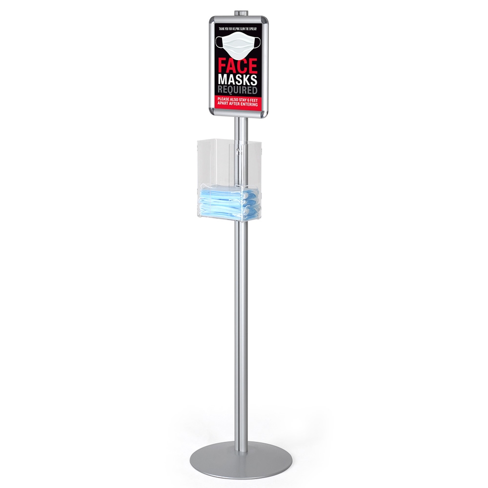 Mask Dispenser Stand – A4 Poster - Ships Same Day!