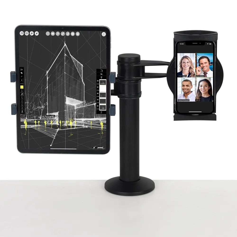 Dual Arm Monitor Mount – 24” - 32” Screens – Ships Today