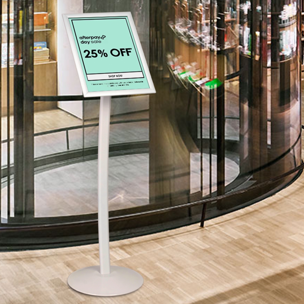 A3 Free Standing Sign -White Snap Frame – Ships Today!