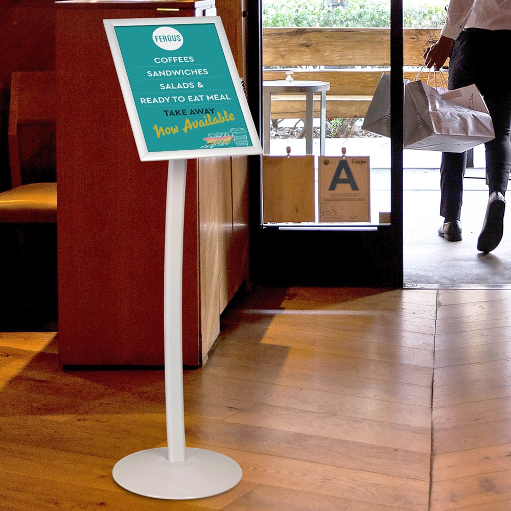 A3 Free Standing Sign -White Snap Frame – Ships Today!