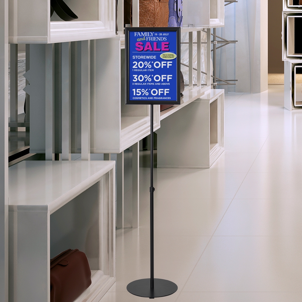 A3 Store Sign Holders – Adj. Height – Ships Same Day!