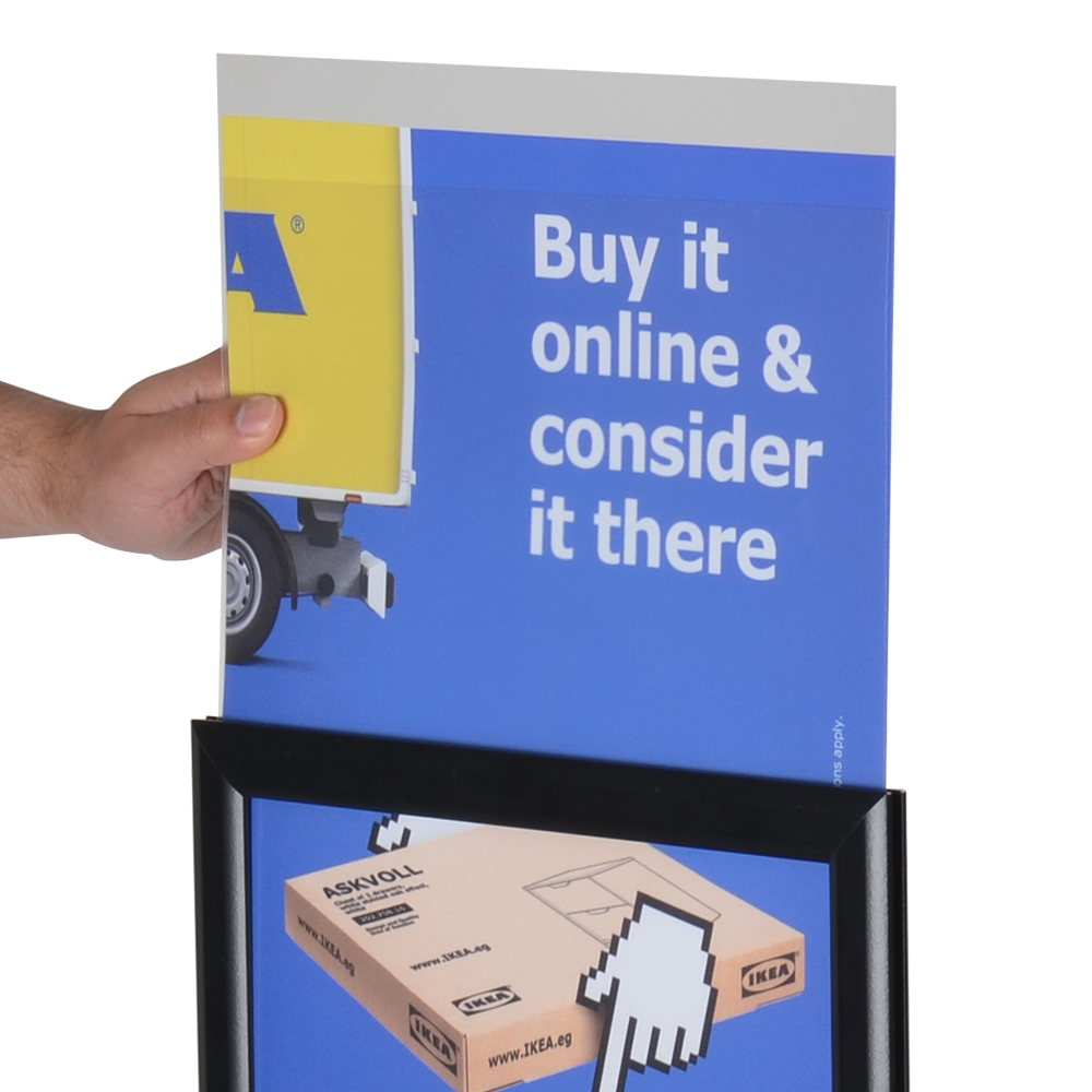 A3 Store Sign Holders – Adj. Height – Ships Same Day!