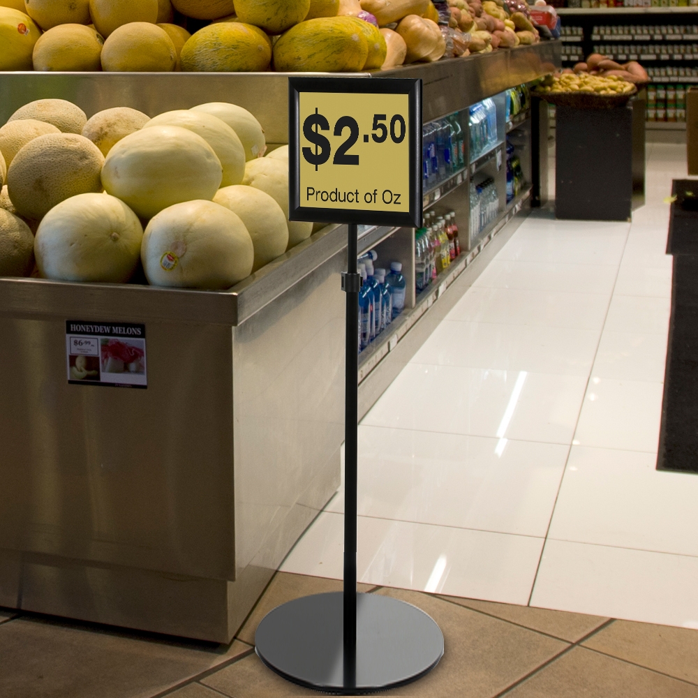 A4 Stand Up Sign Holder – Adj. Height – Ships Same Day!