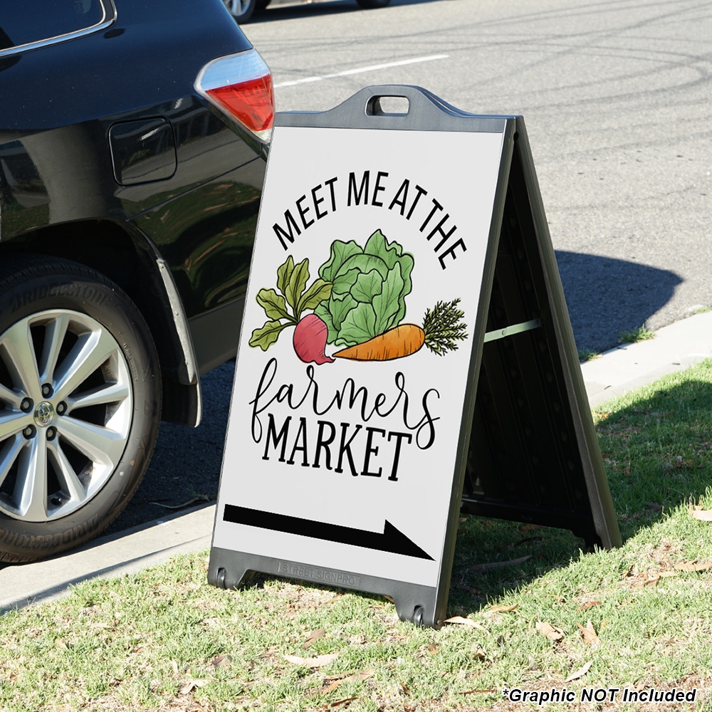 Advertising Sandwich Boards – Black - 61 x 91cm Graphics