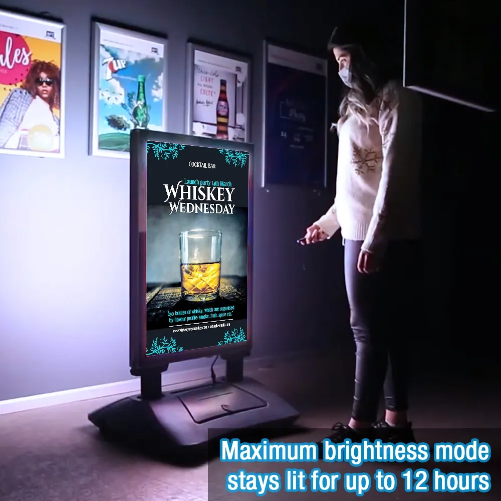 LED Pavement Sign – 2-Sided A1 w/ Waterbase – Ships Today