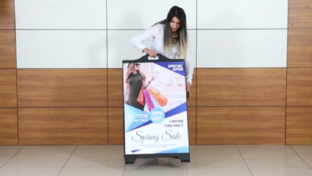 Corrugated Plastic A Frame Signs – w/ 2 Printed Boards!