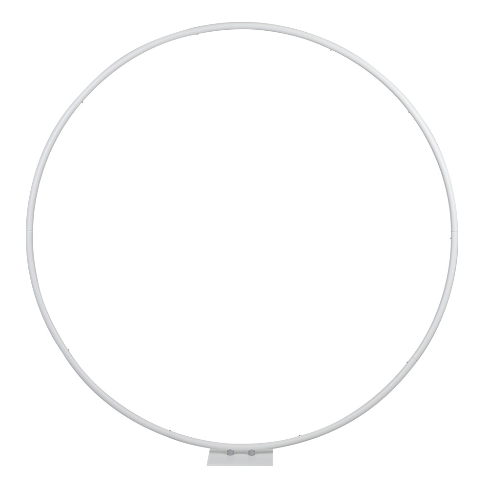 Round Backdrop Stand – Silver Aluminium – Ships Same Day