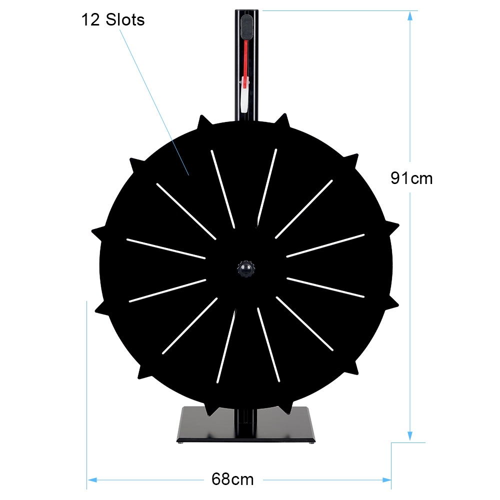 Tabletop Spinning Prize Wheel – 12 Write-On Sections