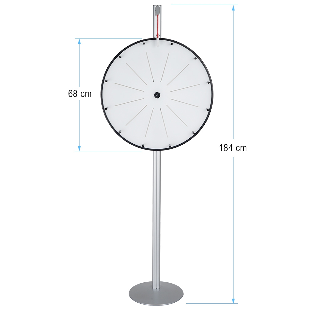 Promotional Prize Wheel – 12 Sections – 1840mm Tall