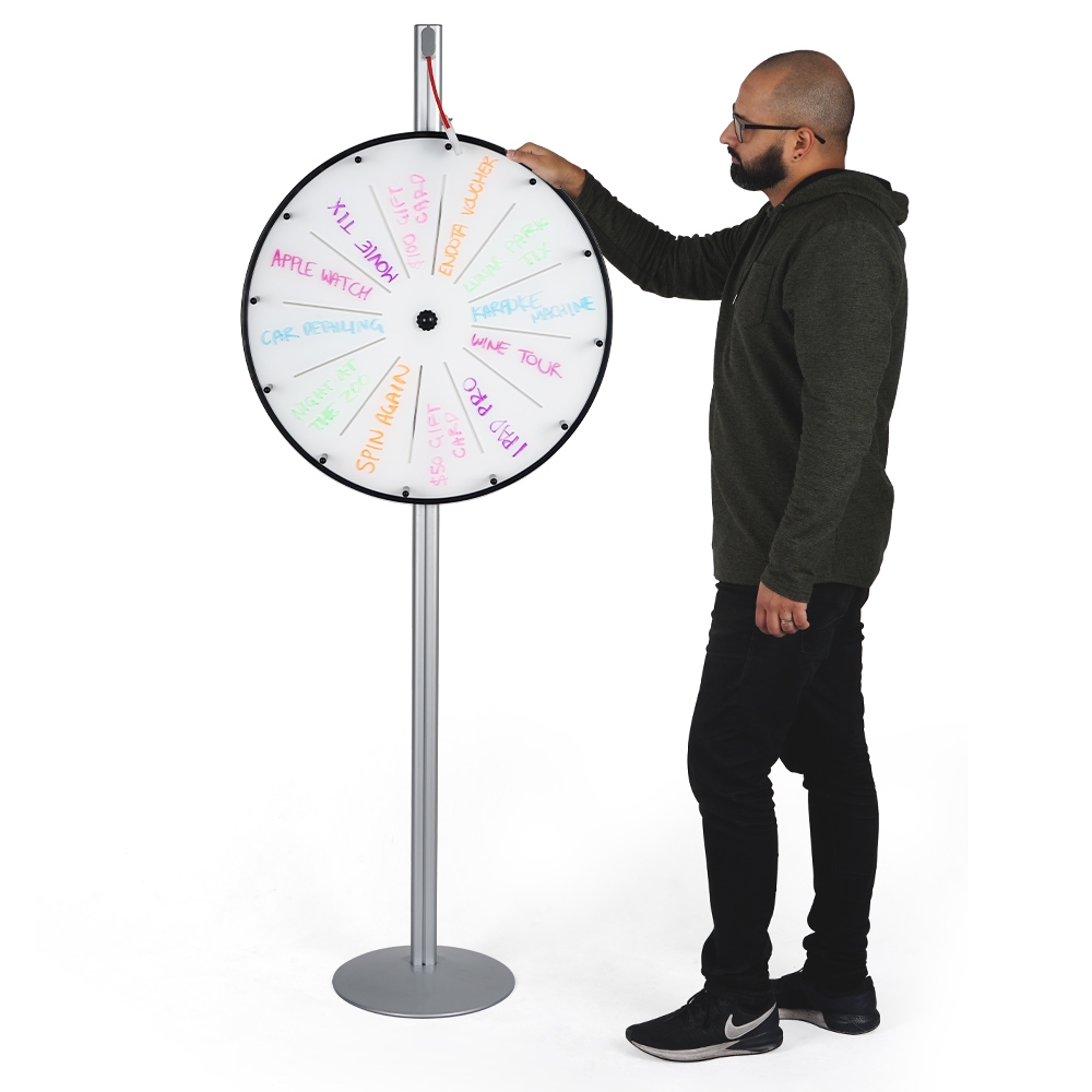 Promotional Prize Wheel – 12 Sections – 1840mm Tall