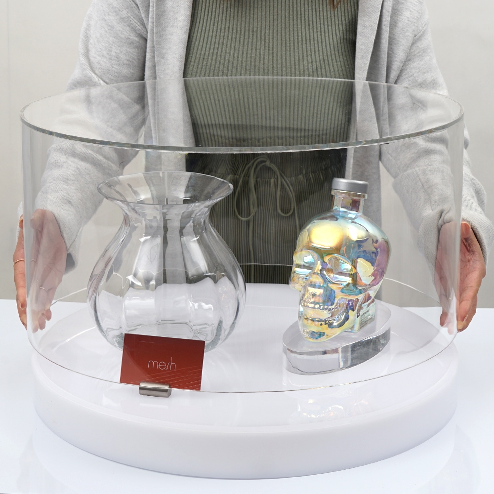 Round Acrylic Display Case – 505mm – 16 Colour LED