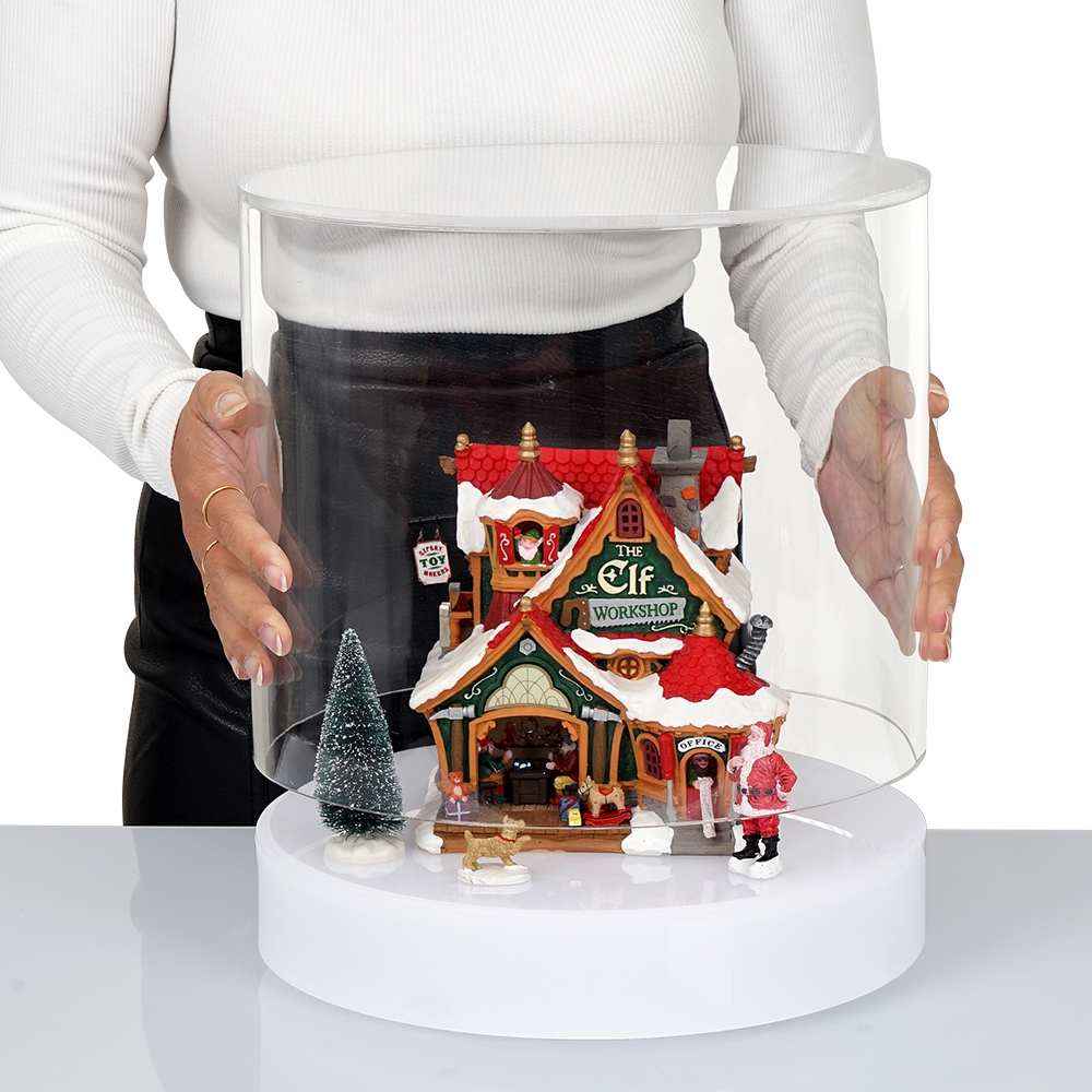 Acrylic Display Case with LED Lights – 310mm – 16 Colours